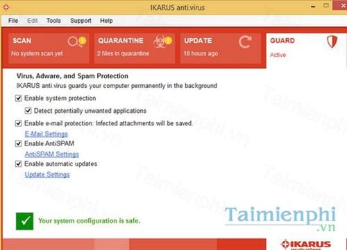 Download Ikarus Engine Update august 31, 2022 - Cập nhật virus miễn p